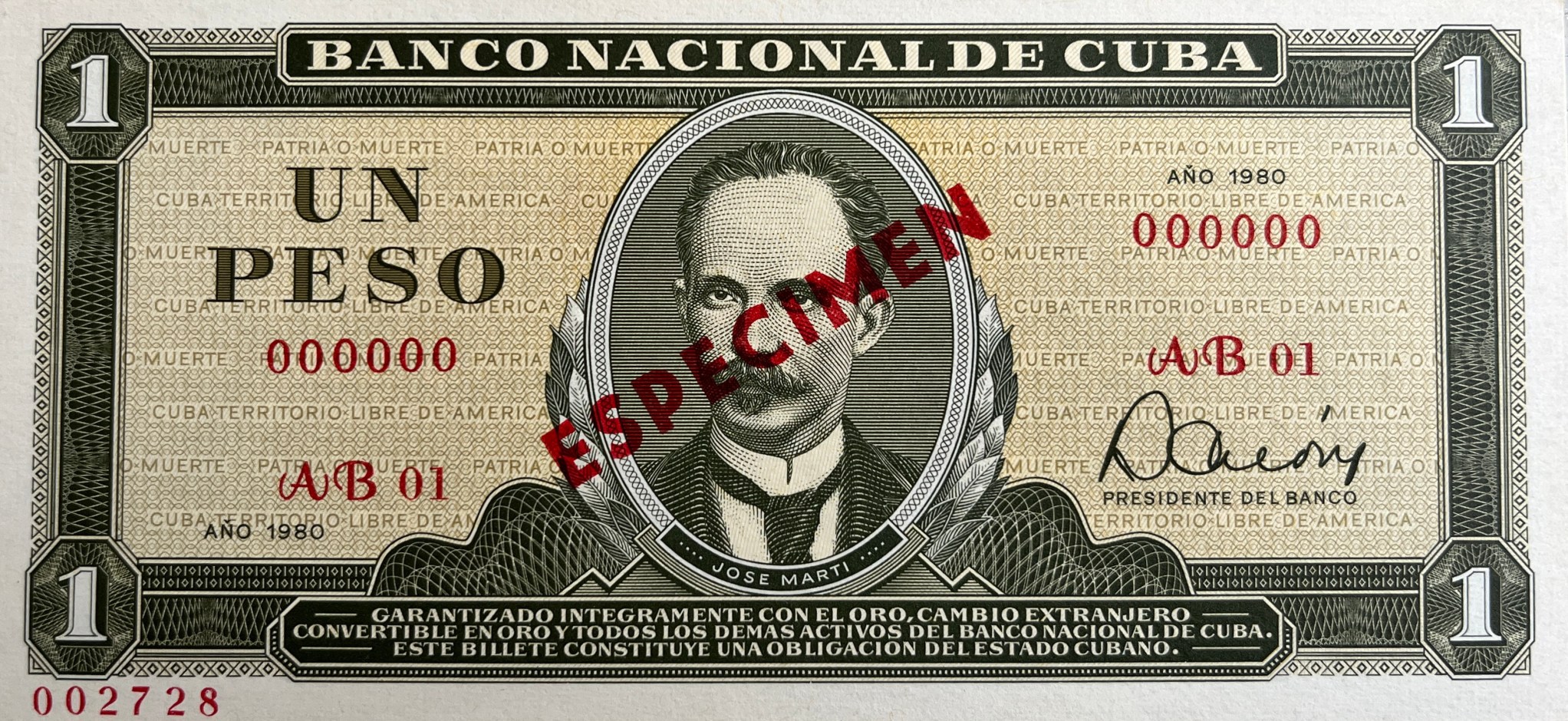 Specimen Banknotes : To Be or Not to Be (Real).. That is the Question ...