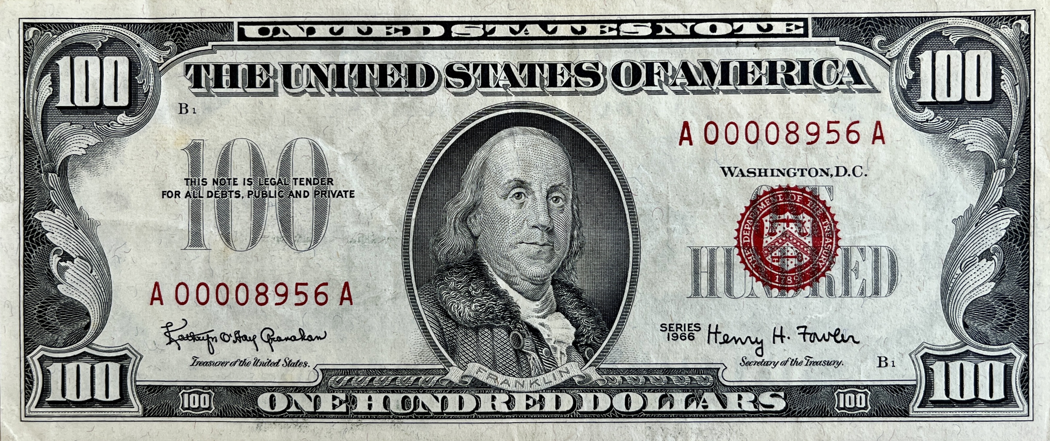 The Most Famous Benjamin of All: The US $100 Note – The Paper Money Guy