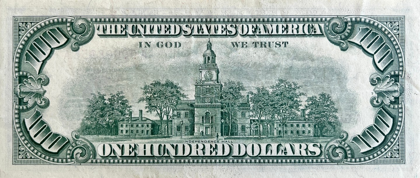 The Most Famous Benjamin of All: The US $100 Note – The Paper Money Guy