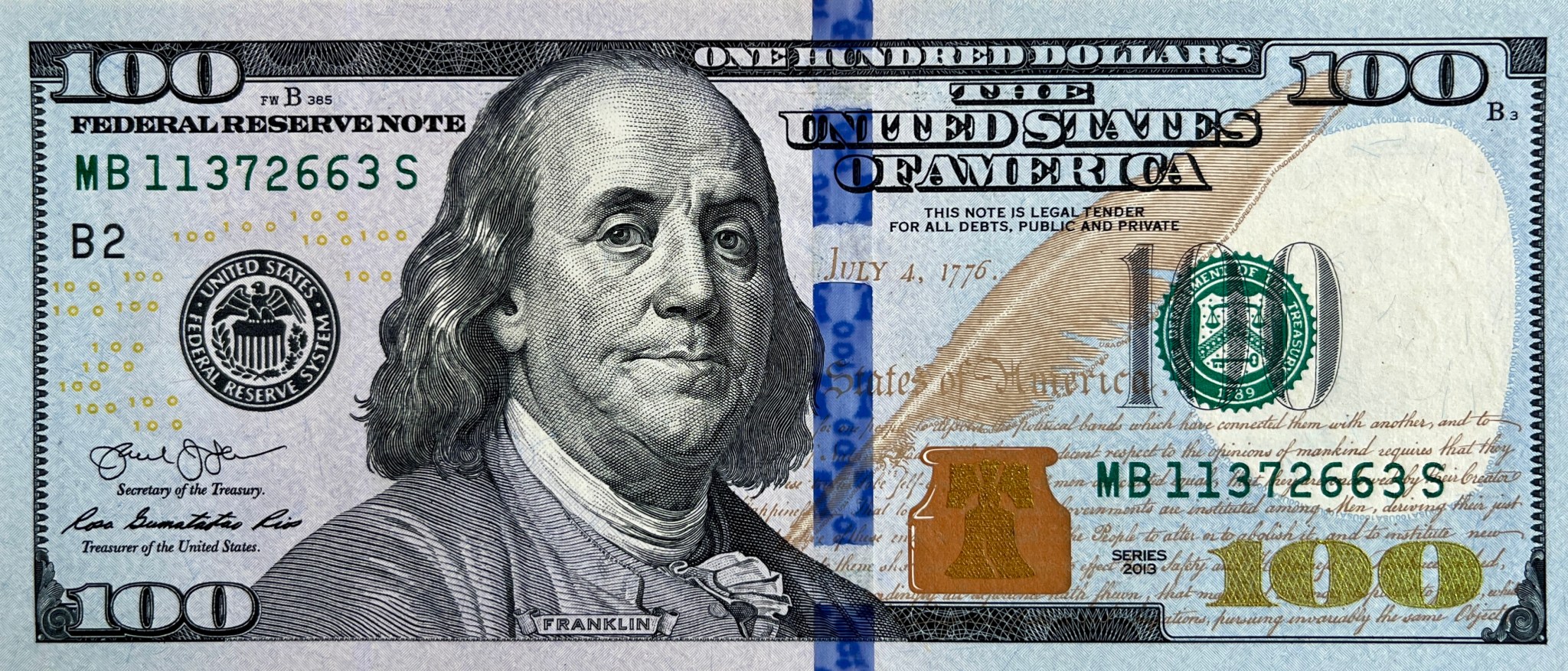 The Most Famous Benjamin of All: The US $100 Note – The Paper Money Guy