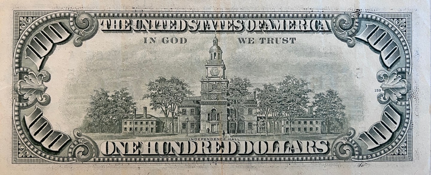 The Most Famous Benjamin of All: The US $100 Note – The Paper Money Guy